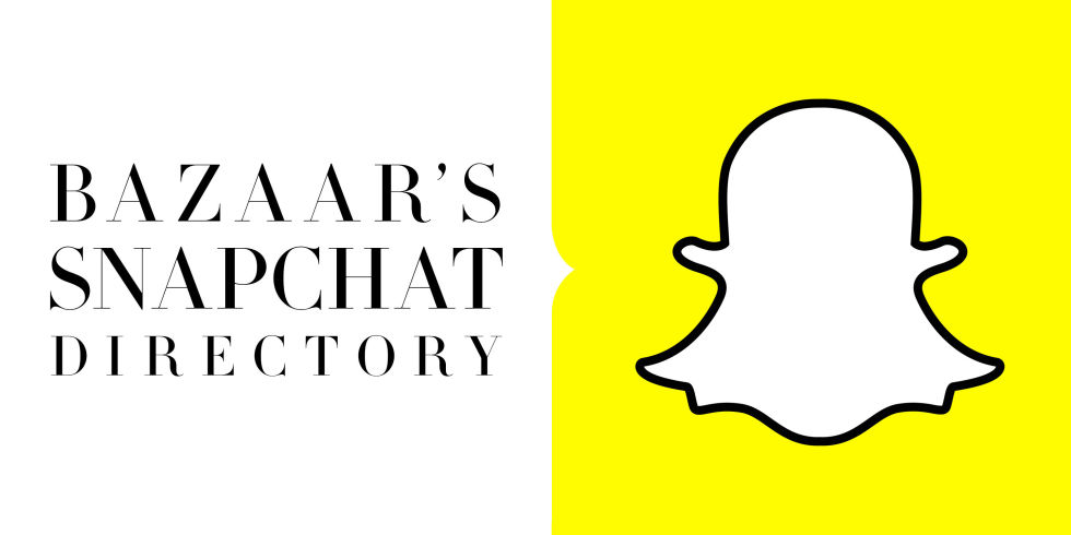 The BAZAAR Snapchat Directory, All you Need to Know - Harper's BAZAAR ...