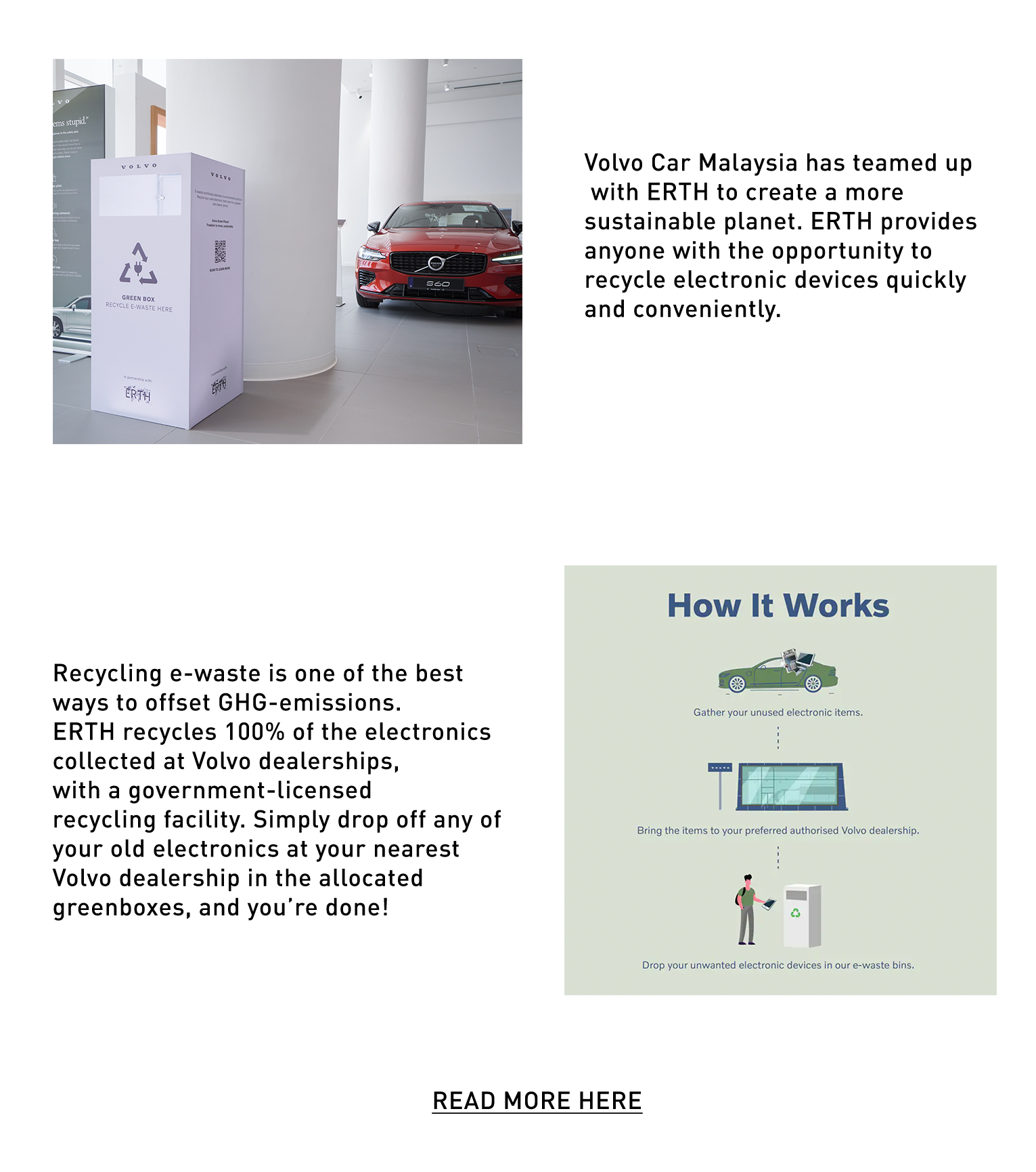 Volvo E-Waste Collection Boxes - Harper's BAZAAR Malaysia